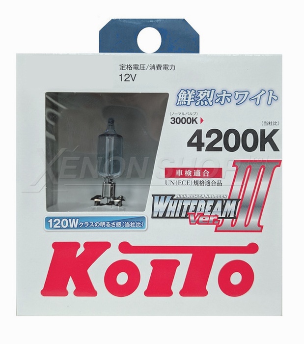 Лампы KOITO Whitebeam III HB3 купить в XenonShop