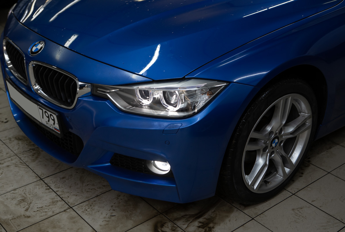 Регулировка света ПТФ БМВ Ф30 (BMW F30) - Установка КсенонШоп в Москве